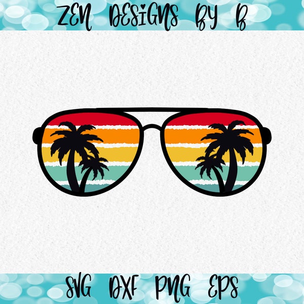 Palm Tree Aviator Svg Etsy Norway