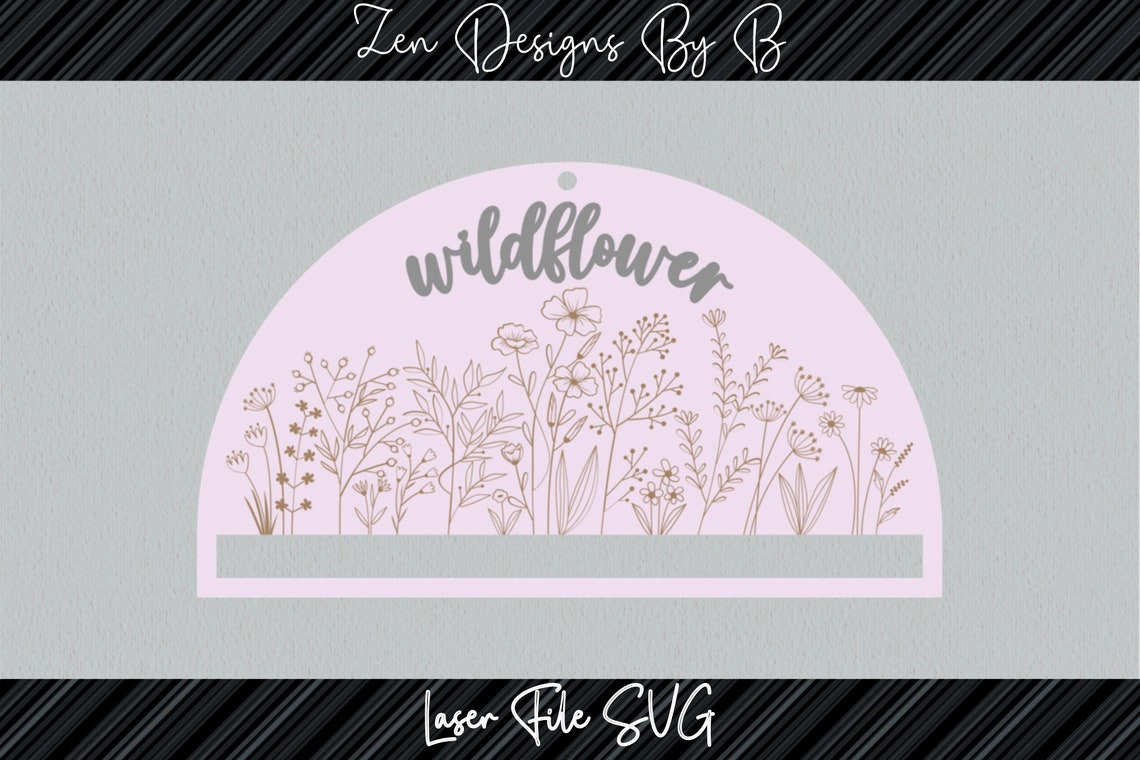 Wildflower Macrame Wall Decor Laser SVG Wall Decor Wall Art - Etsy
