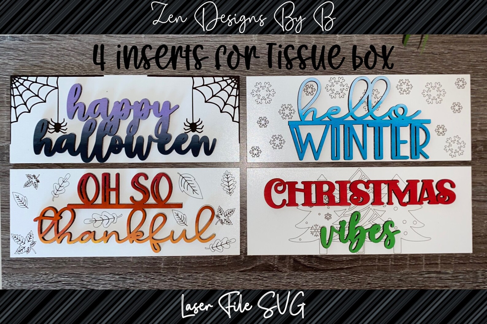 Halloween Thanksgiving Winter and Christmas Theme for - Etsy