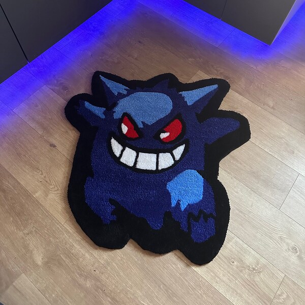 Gengar Rug - Etsy