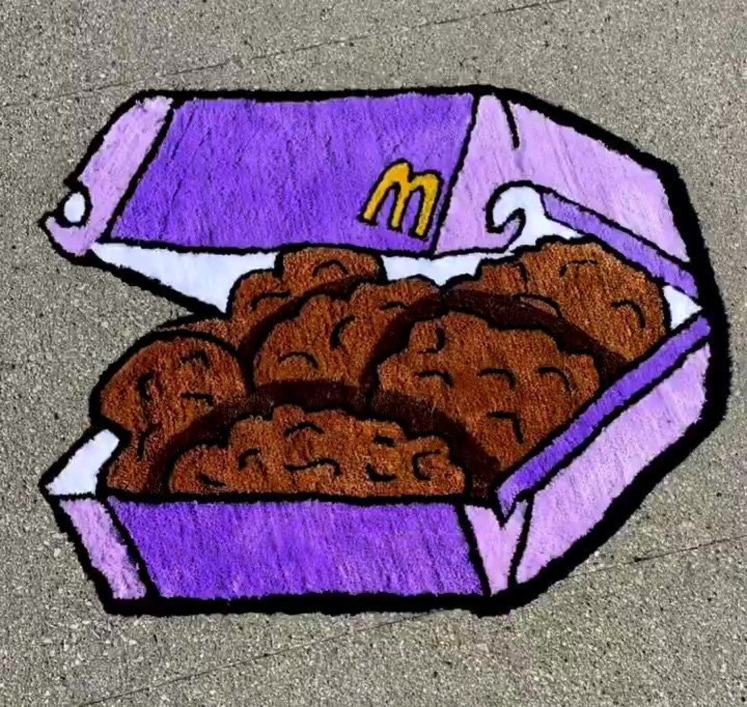 Nuggets Rug, Nuggies Rug, Tufting Rug, Handmade Rug, Funny ...