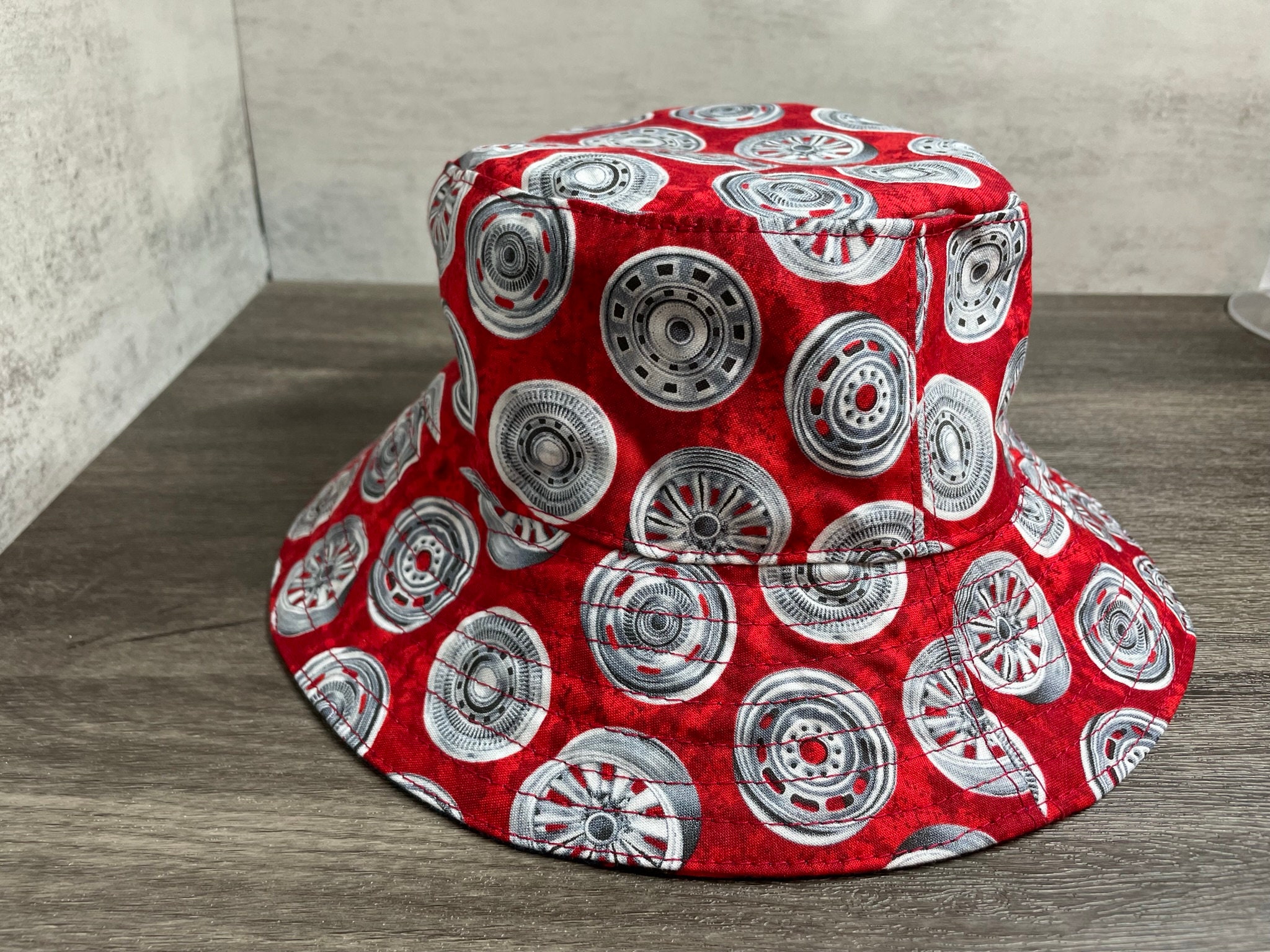 Classic Cars Reversible Bucket Hat for Dad, Muscle Car Hat, Birthday ...