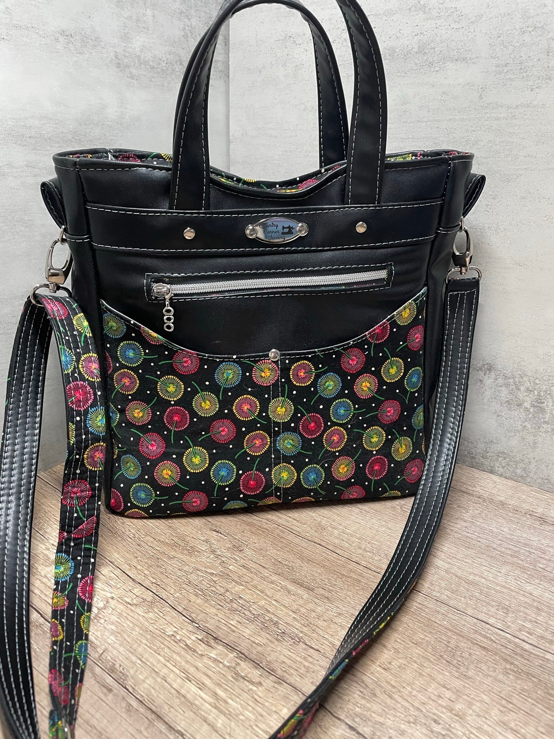 Martini Crossover Handbag, Crossbody Option, Removable Strap, Faux ...