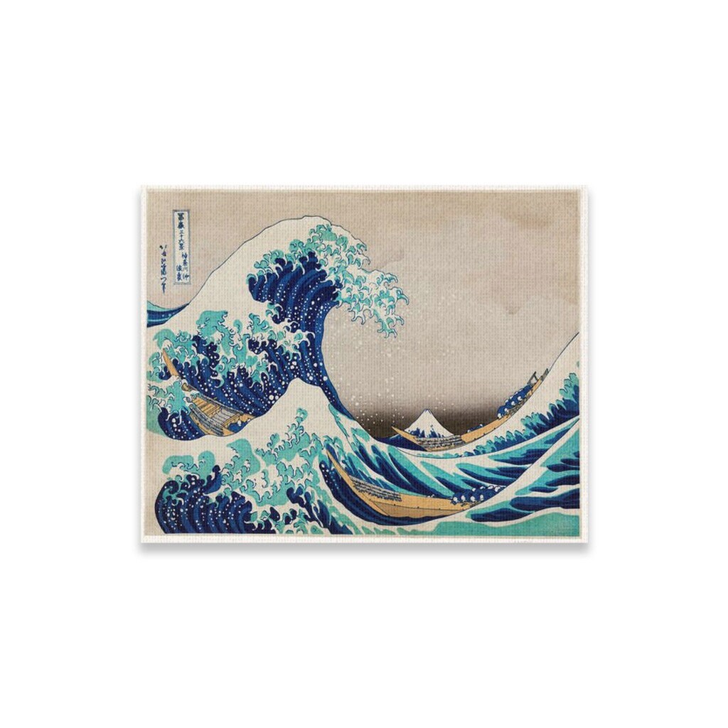 The Great Wave off Kanagawa Wall Art Kanagawa Canvas Print - Etsy