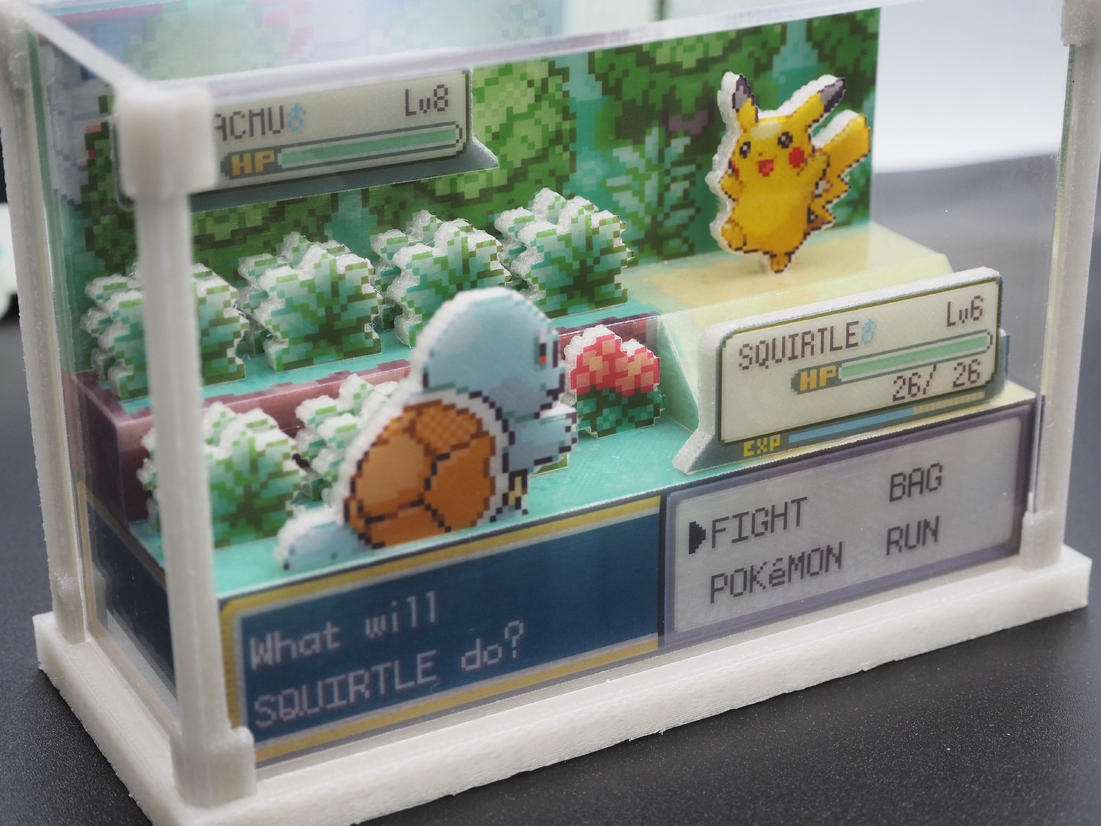 Diorama Custom Pokémon FireRed ForestGlow in the Dark | Etsy