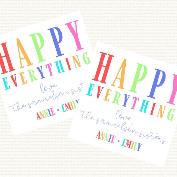 Happy Everything Attachment - Etsy
