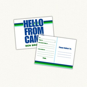 Personalized Camp Postcards, Kids Stationery (20 Cards) - Etsy
