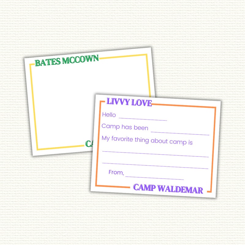 Camping Card - Etsy