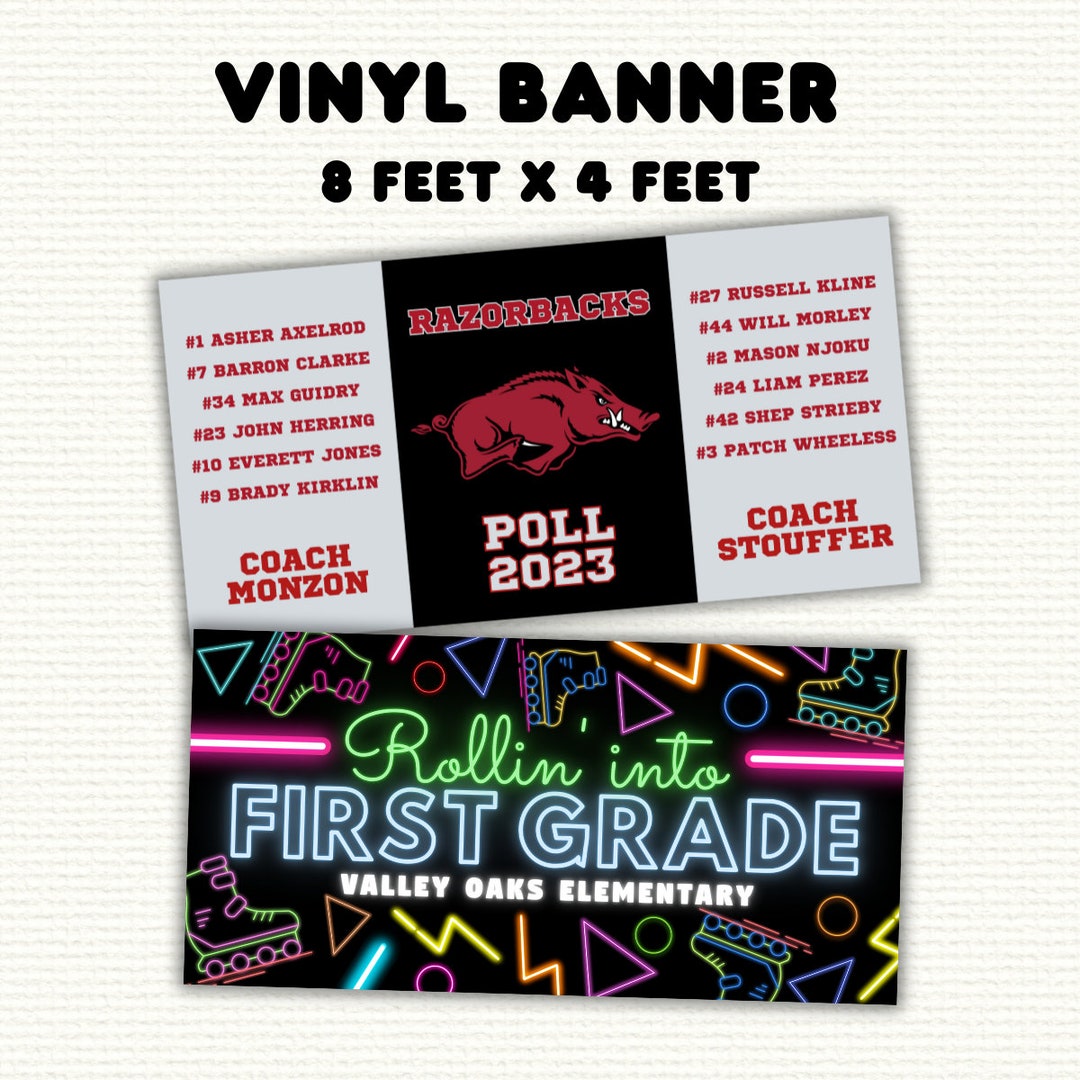 4x8 Vinyl Banner - Etsy