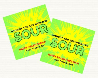 Sour Patch Kids Teacher Appreciation Card, Gift Tag, Teacher ...