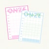 Printable Digital Download: ONZE Card Game Scorecard in Two Sizes--5x7 ...