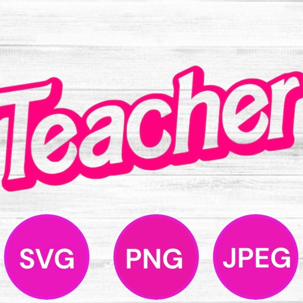 Teacher Back to School Svg - Etsy