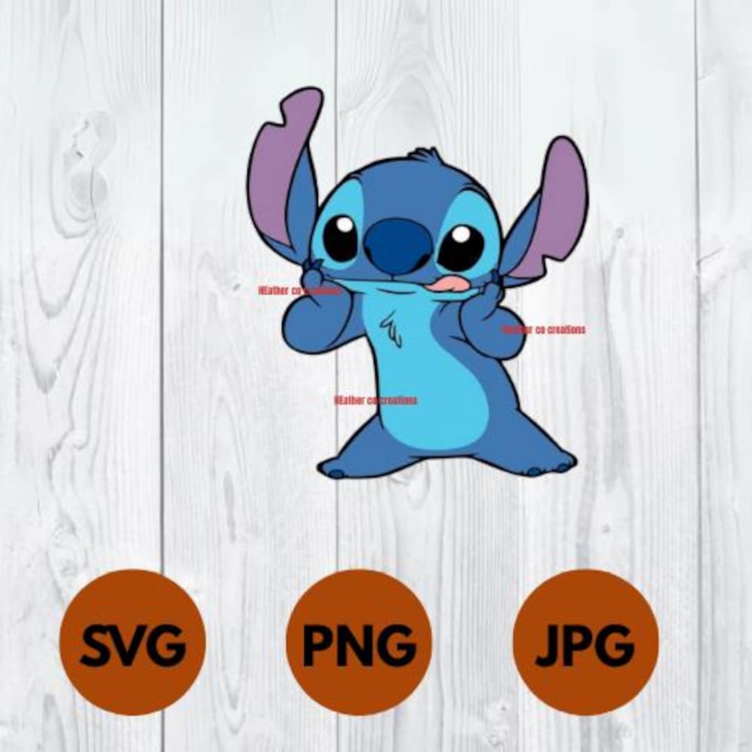 Stitch Svg, Stitch Peeking SVG, Stitch Layered Svg, Cut Files for ...