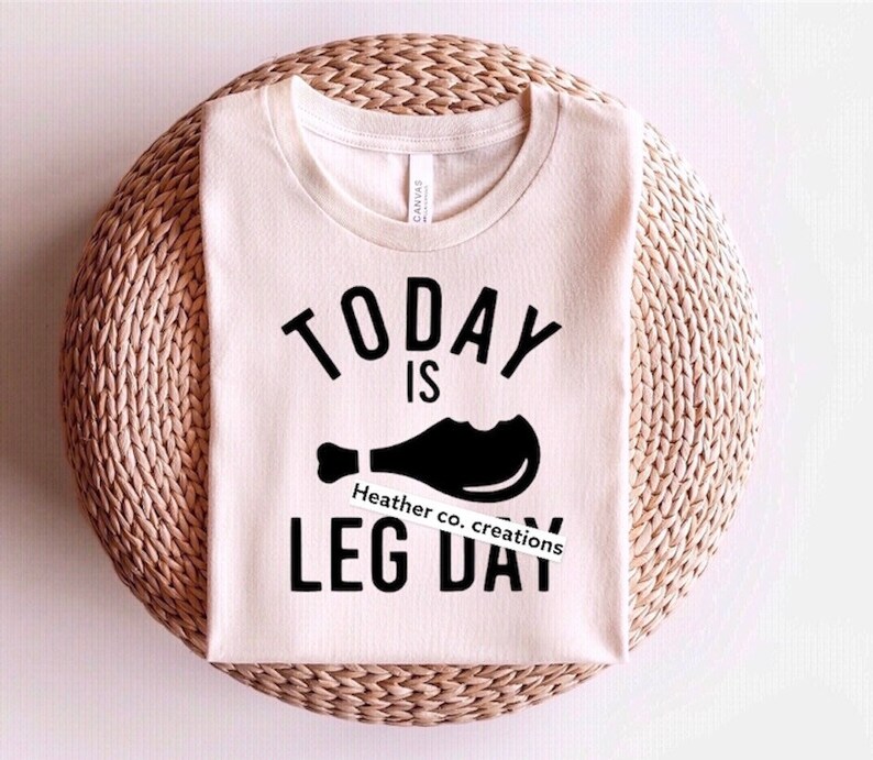 Today is Leg Day Digital Download SVG PNG Silhouette | Etsy