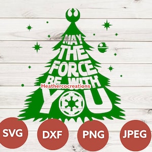 May the Force Be With You Christmas Tree - Etsy