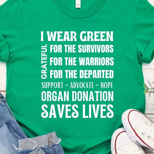 Transplant Warrior Gift T-shirt Organ Donation Awareness - Etsy