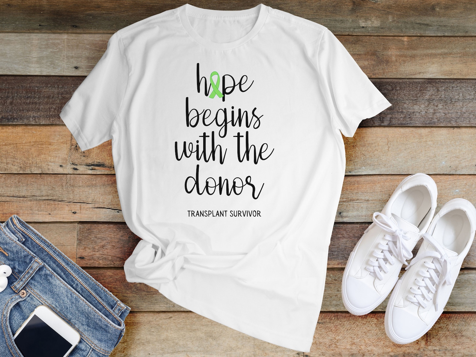 Transplant Survivor T-shirt, Organ Donation Awareness Shirt, Liver ...