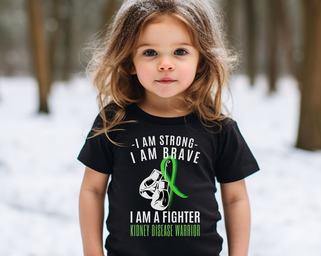 Kidney Disease Warrior Toddler T-shirt, Childs Kidney Disease Fighter ...