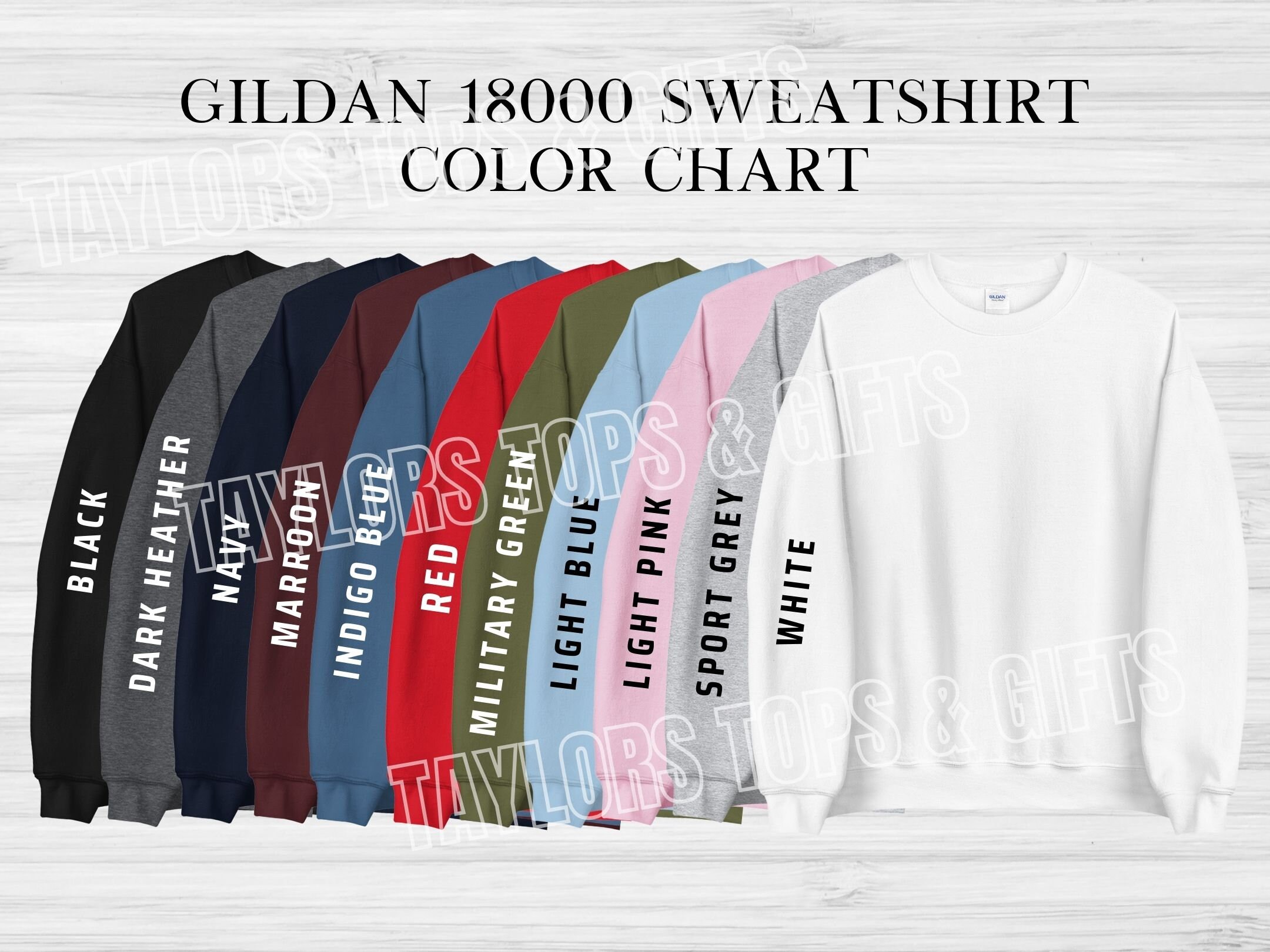 Art & Collectibles Digital gildan 18000 softstyle 2021 gildan color All ...