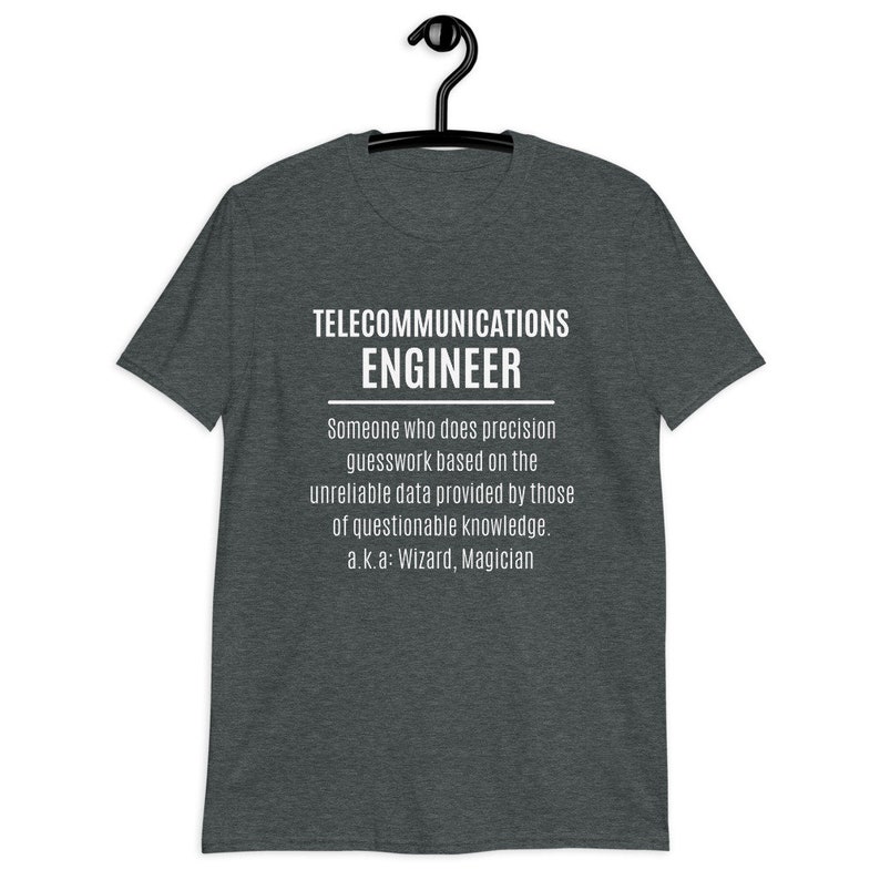 Telecommunications Engineer Shirt, Funny Gift T Shirt for Telecom ...
