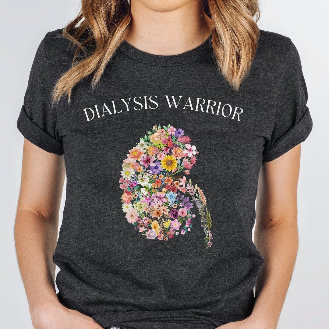 Dialysis Warrior, Kidney Disease Awareness, Floral Kidney, Dialysis ...