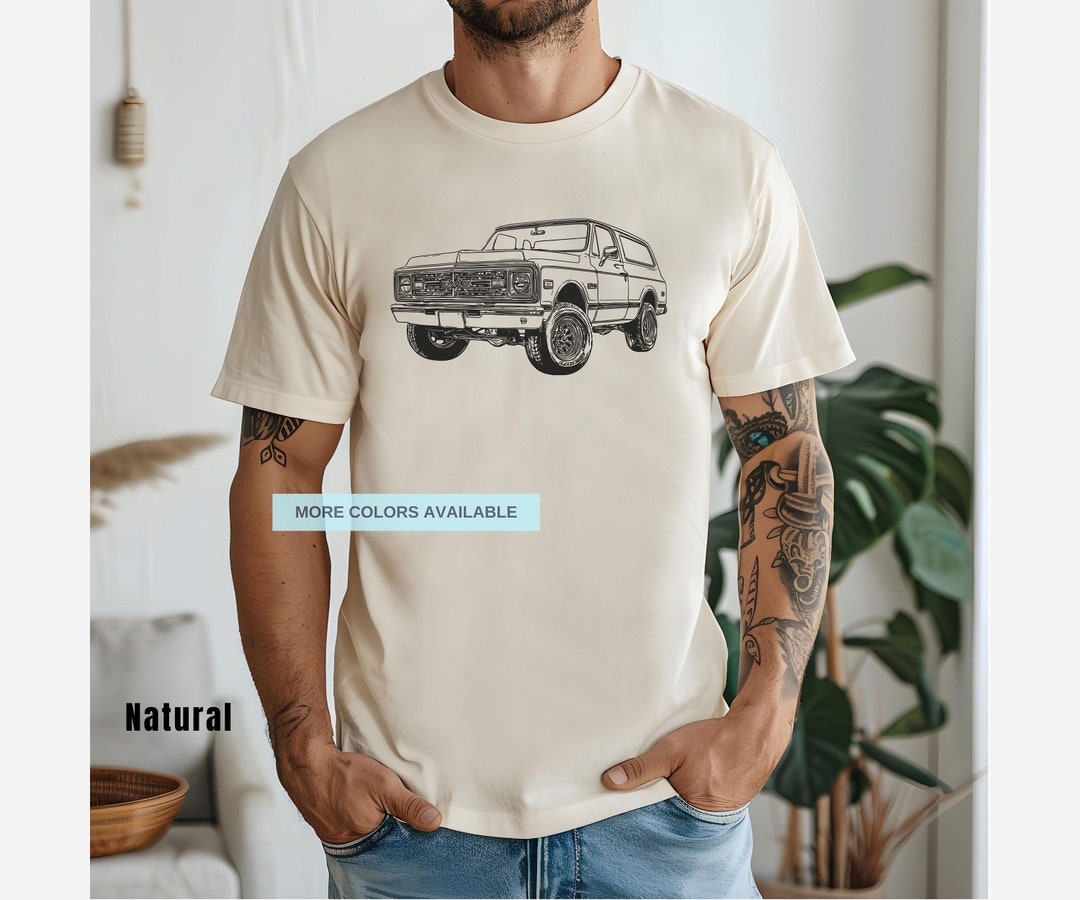 1970's GMC Jimmy Shirt, Car Enthusiast, Square Body, Car Art, 1970 GMC ...