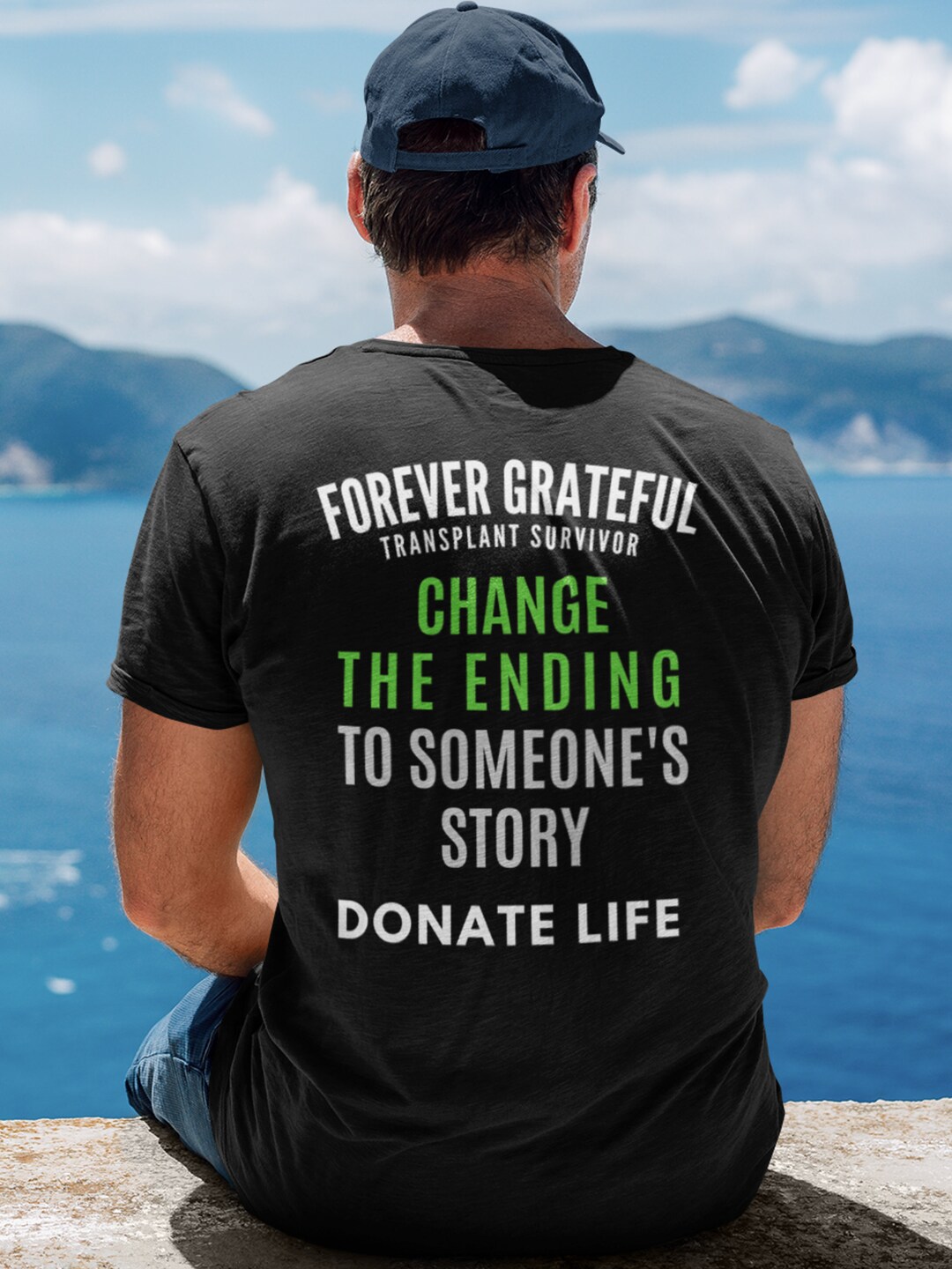 Transplant Survivor T-shirt, Organ Donation Awareness Shirt, Liver ...