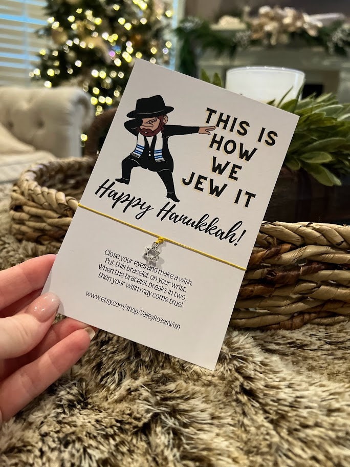 Rabbi Dab, How We Jew It, Happy Chanukah Card, Jewish Holiday Card, I ...