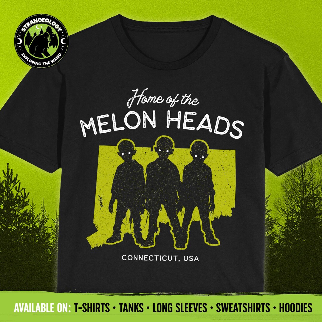 Melon Heads T-shirt: Connecticut Cryptid Gift - Etsy