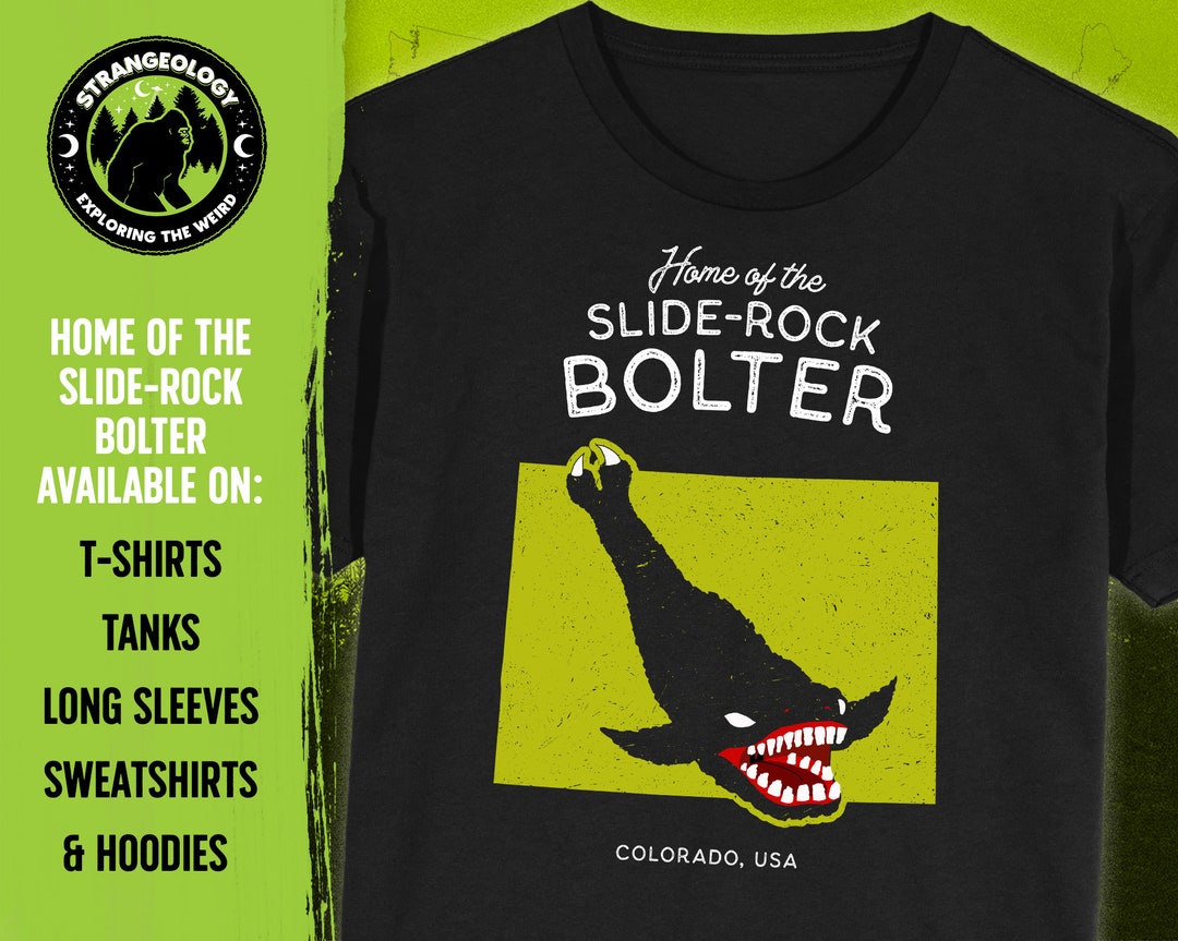 Home of the Slide-rock Bolter - Colorado, USA // Unisex T-shirts, Tanks ...