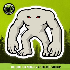 Grafton Monster Die-cut Stickers, West Virginia, Cryptid, Folklore ...