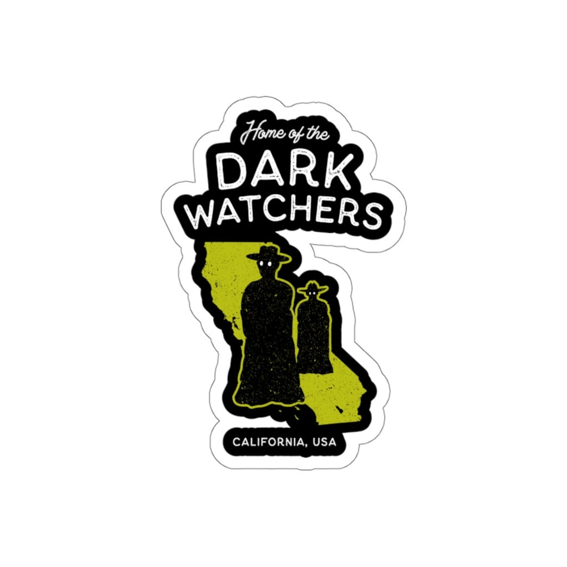 Home of the Dark Watchers California USA // Cryptid - Etsy