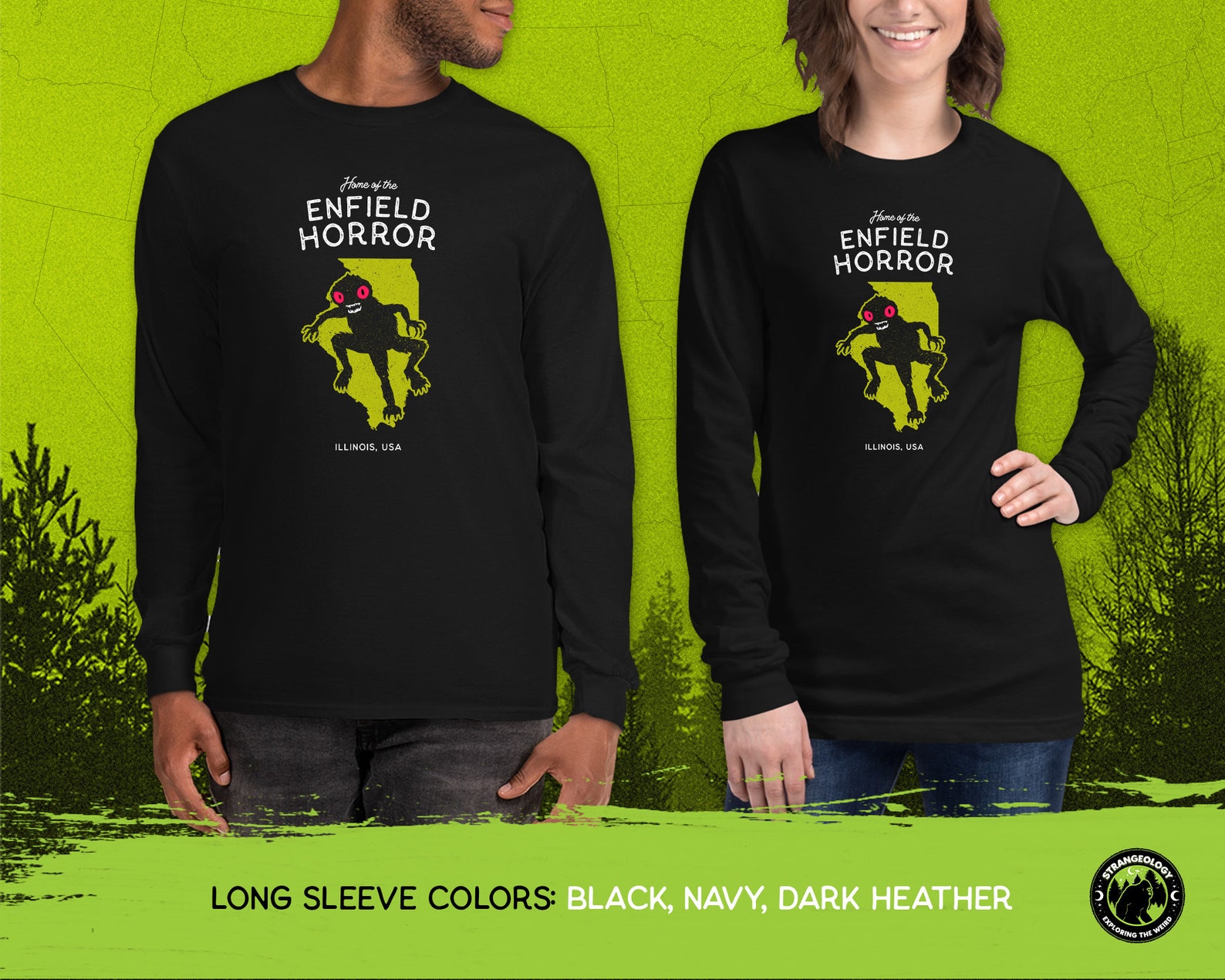 Home of the Enfield Monster Illinois USA // Unisex - Etsy