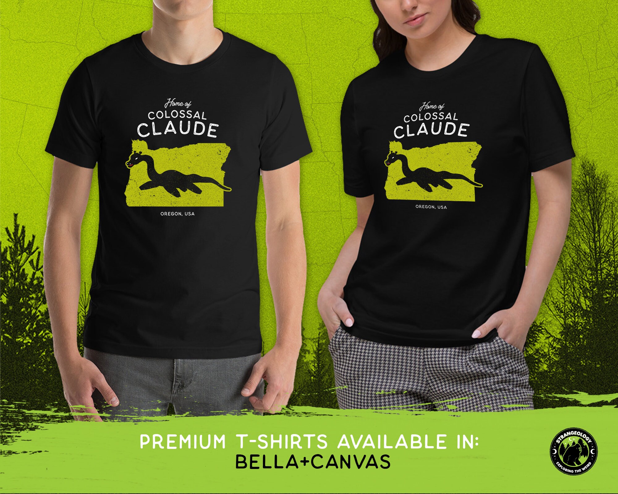 Home of Colossal Claude Oregon USA // Unisex T-shirts - Etsy