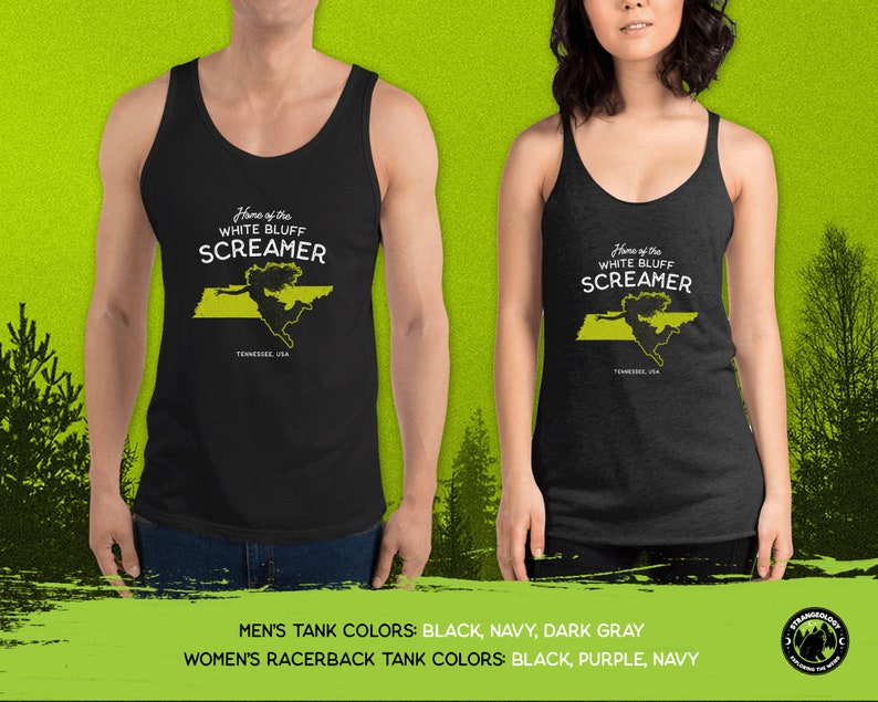 White Bluff Screamer Shirt: Tennessee Cryptid, Unisex Design - Etsy