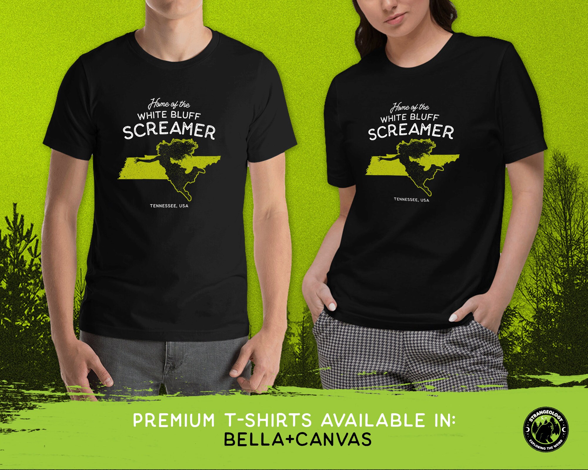 White Bluff Screamer Shirt: Tennessee Cryptid, Unisex Design - Etsy