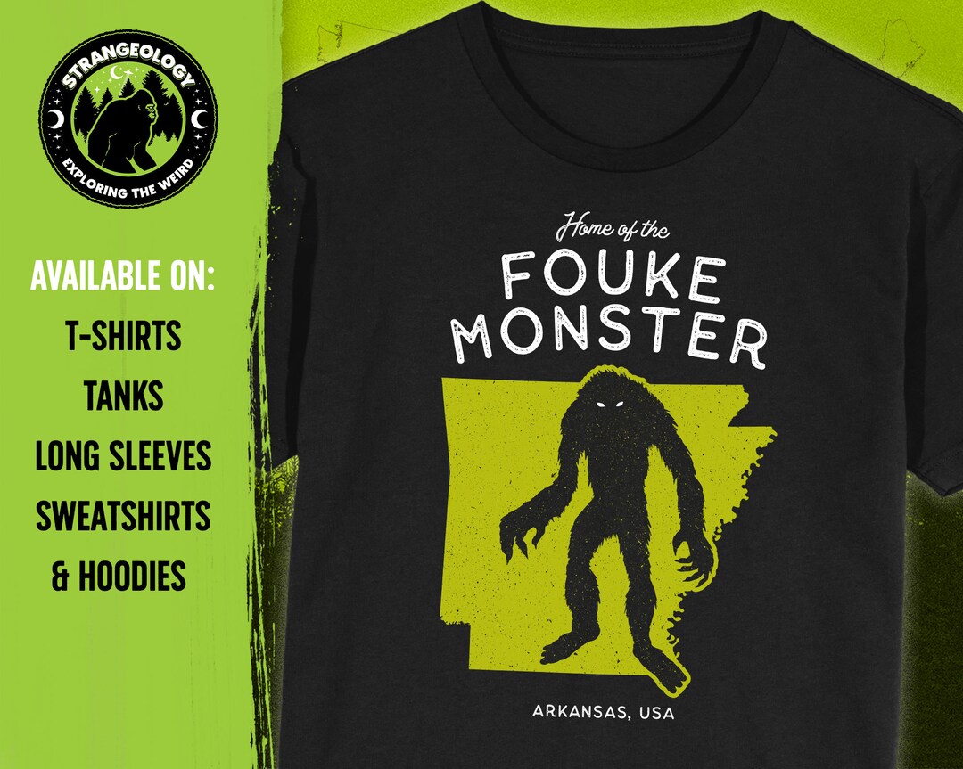 Fouke Monster T-shirt: Arkansas Cryptid Gift - Etsy