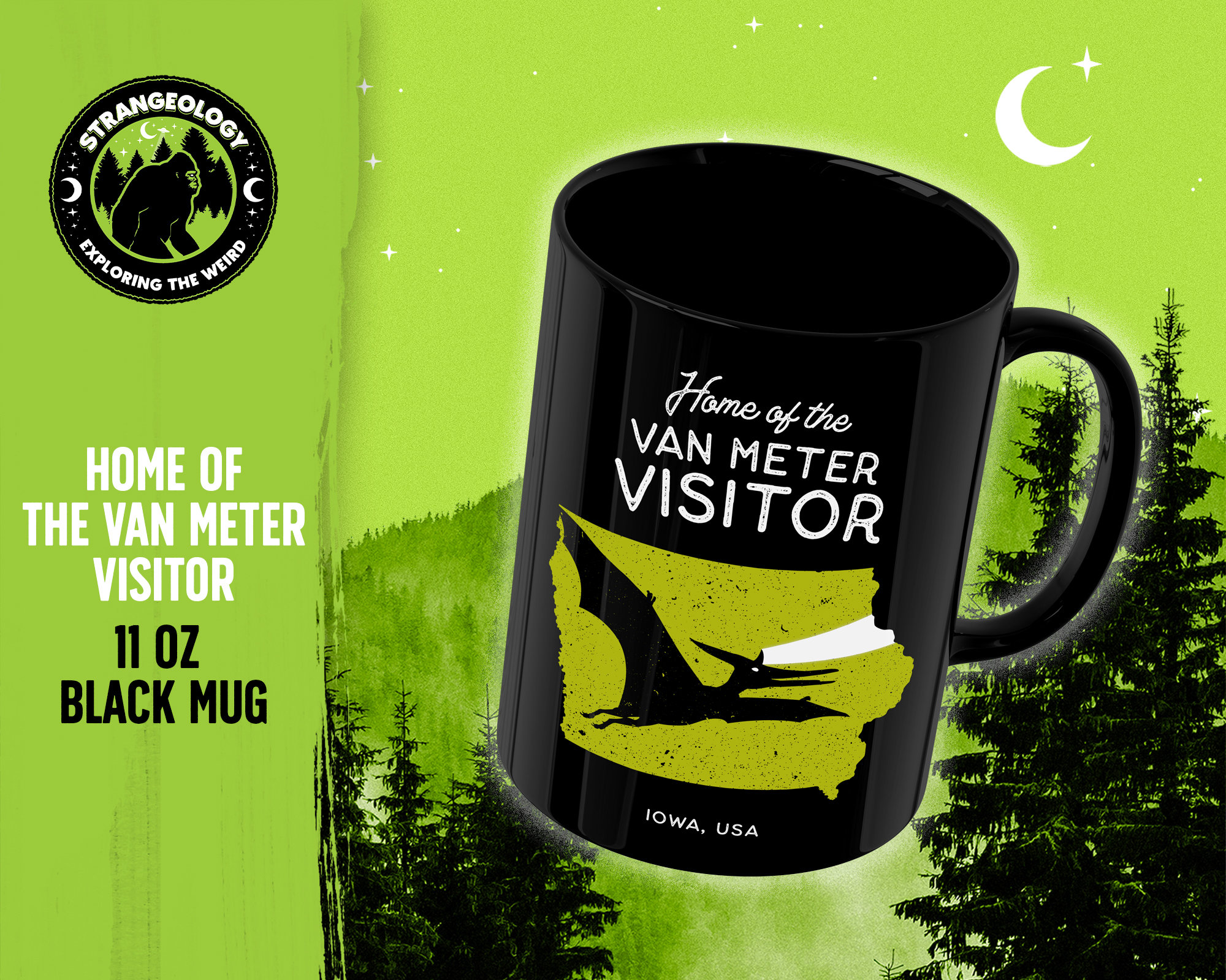 Home of the Van Meter Visitor Iowa USA // Coffee & Tea 11oz - Etsy