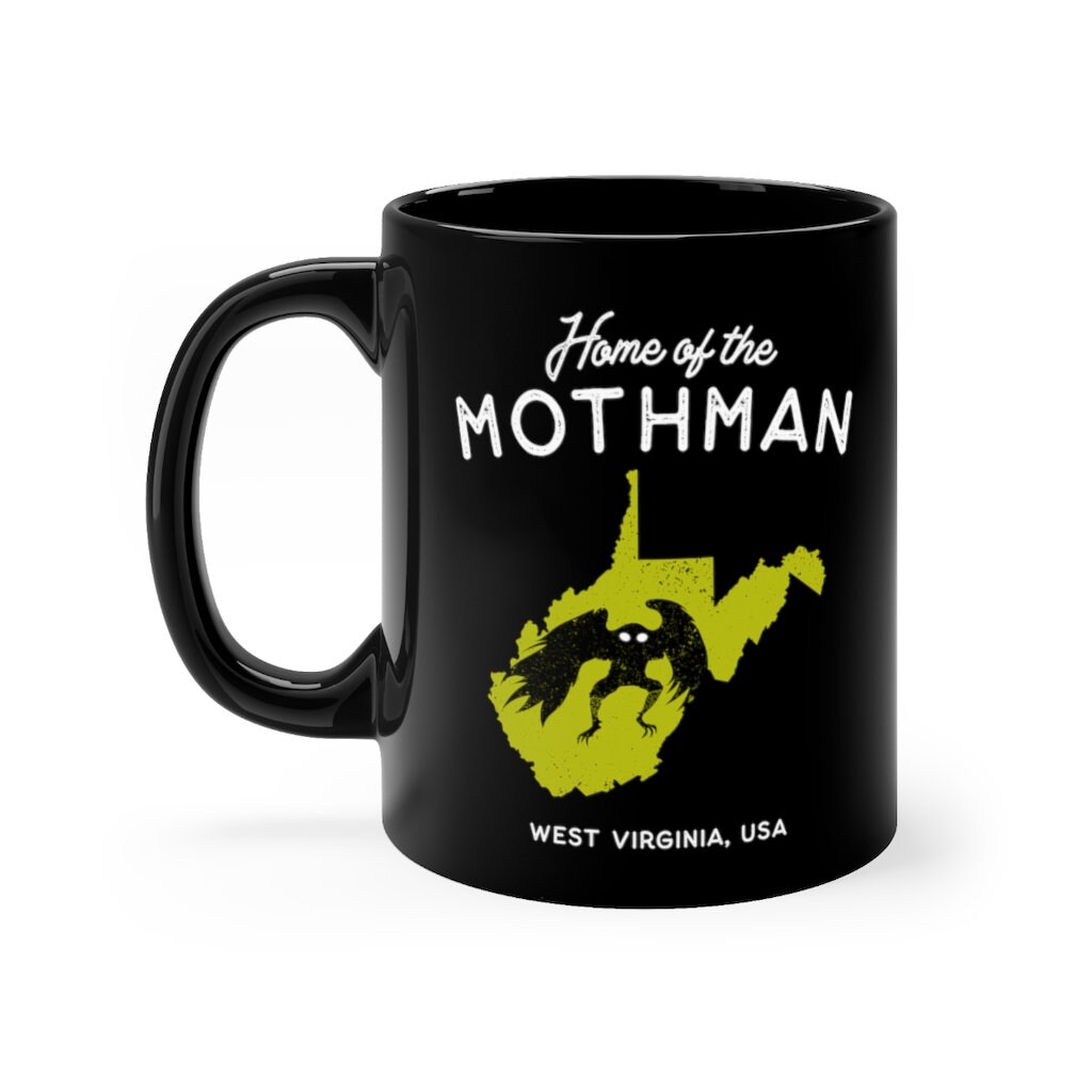 Home of the Mothman West Virginia USA // Coffee & Tea 11oz | Etsy