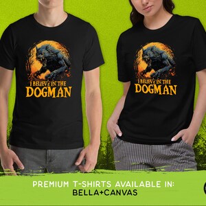 I Believe in Dogman T-shirt Michigan Cryptid Werewolf Tee - Etsy