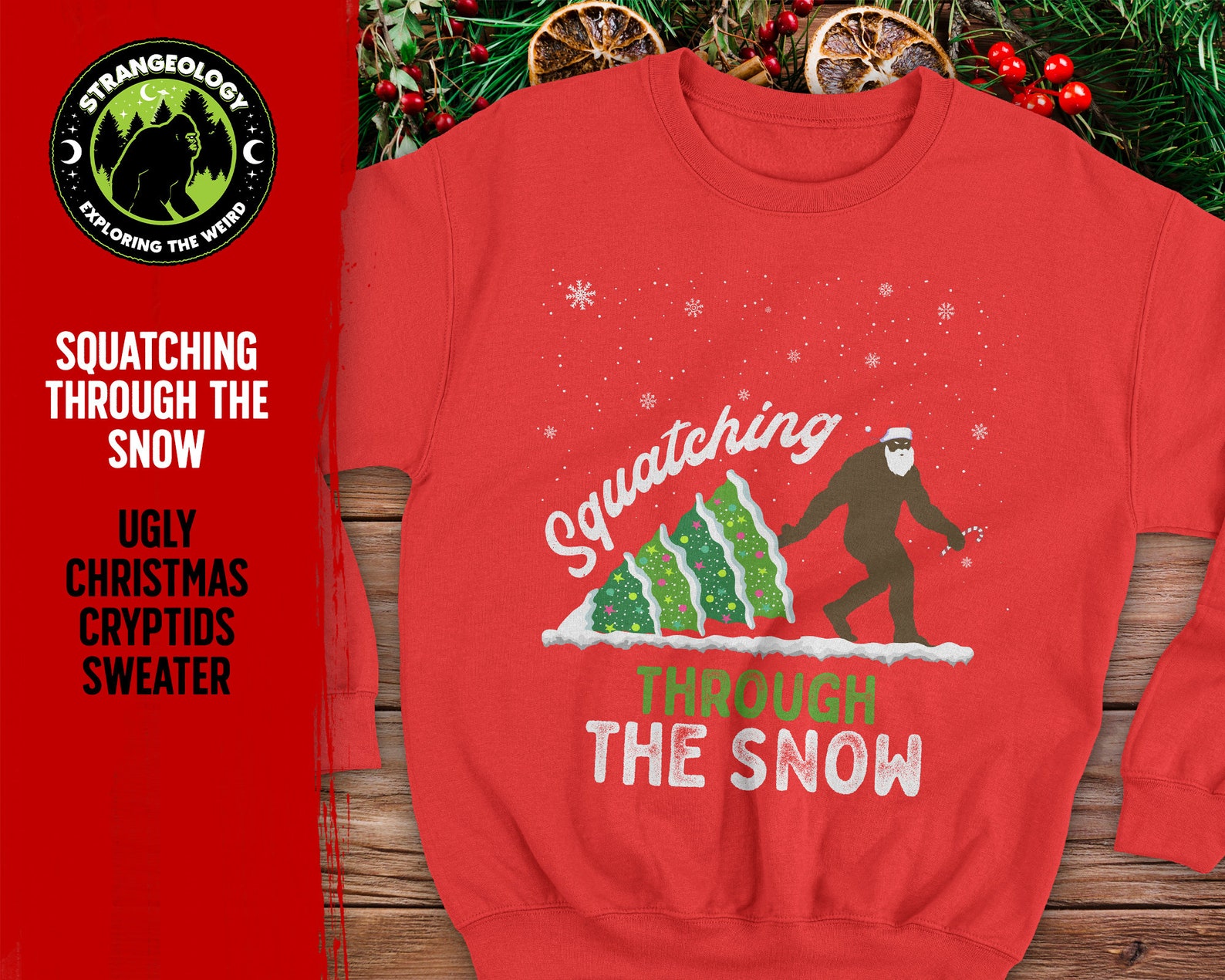 Squatching Through the Snow // Funny Bigfoot Cryptid Cryptozoology Ugly ...