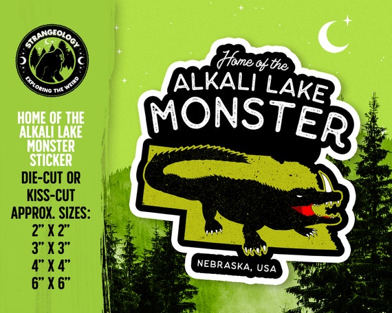 Home of the Alkali Lake Monster Nebraska USA // Cryptid - Etsy