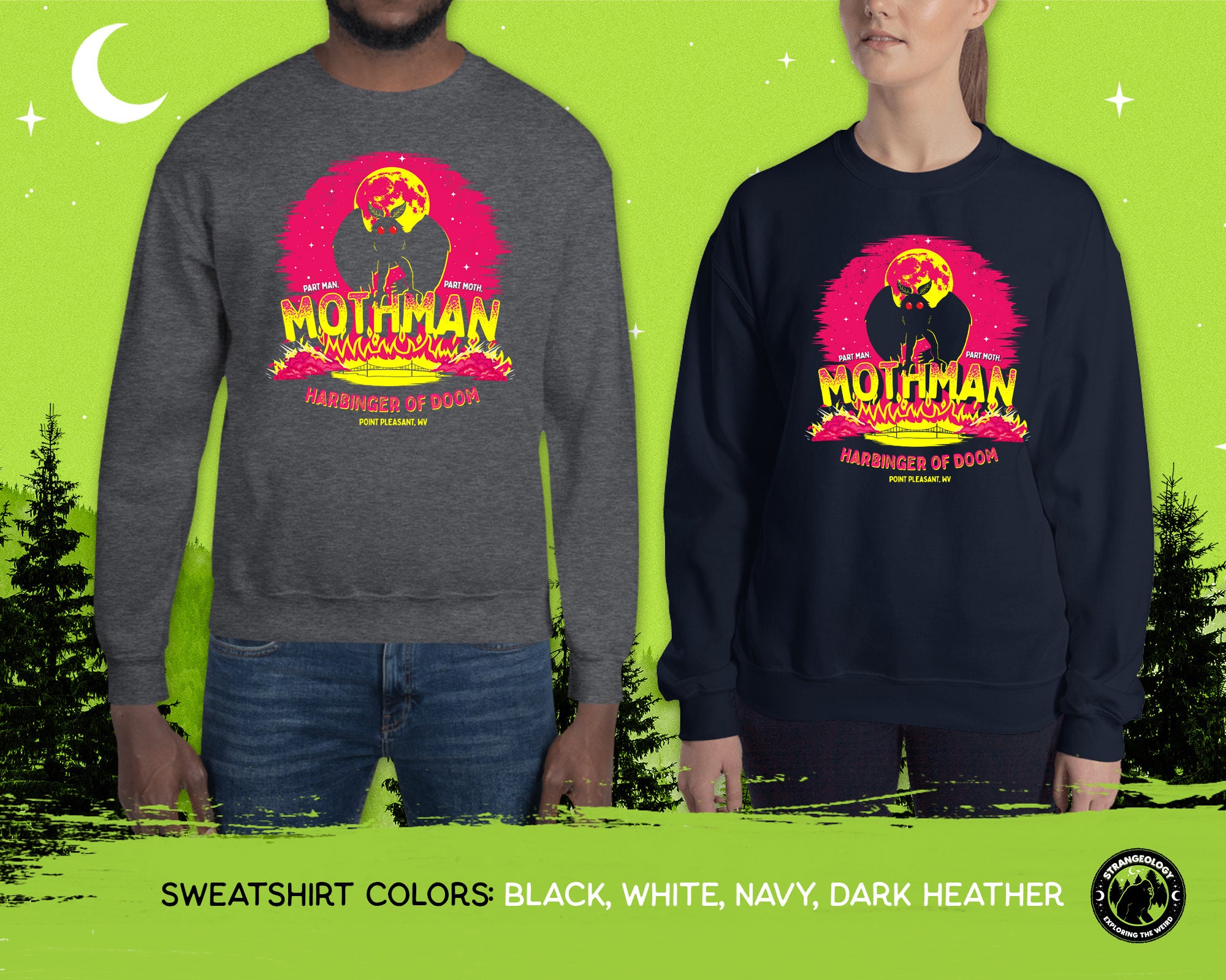 Mothman Harbinger of Doom Funny Cryptid Gift / T-shirts | Etsy Australia