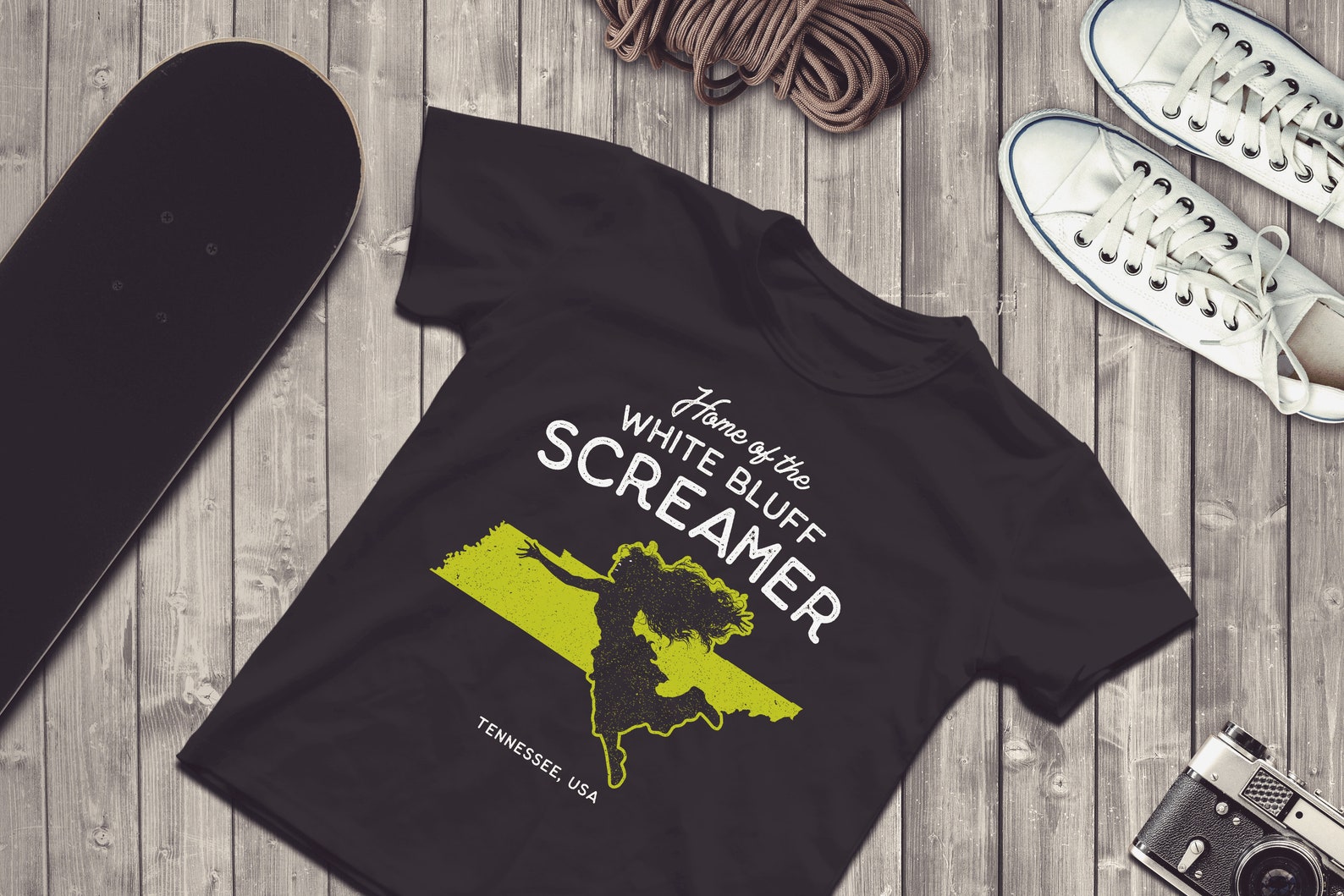 White Bluff Screamer Shirt: Tennessee Cryptid, Unisex Design - Etsy