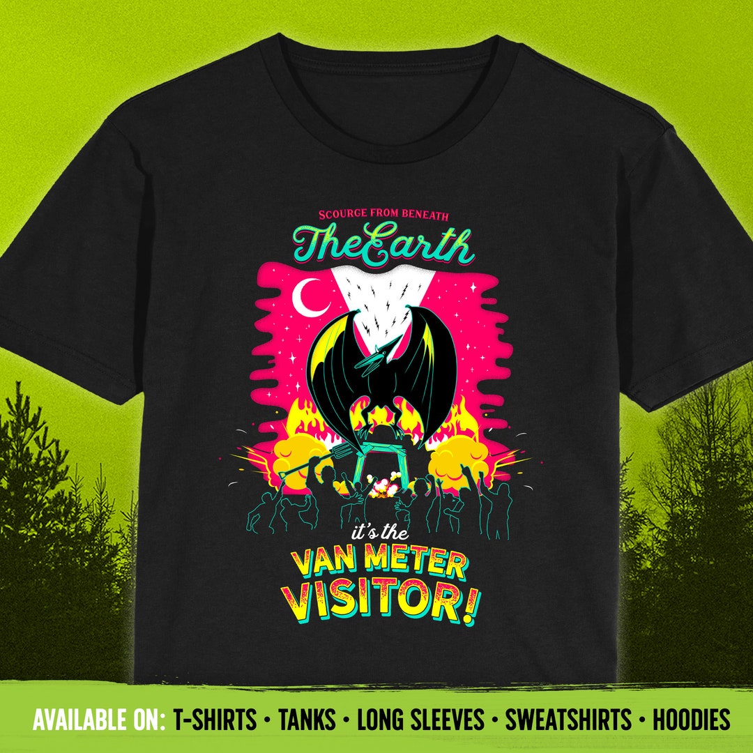 Van Meter Visitor T-shirt Iowa Cryptid 1903 Encounter Tee - Etsy
