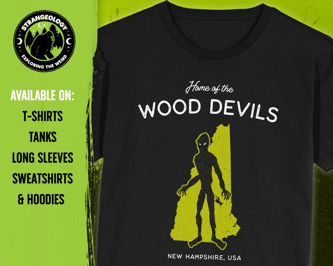 Wood Devils T-shirt: New Hampshire Cryptid Art Gift - Etsy