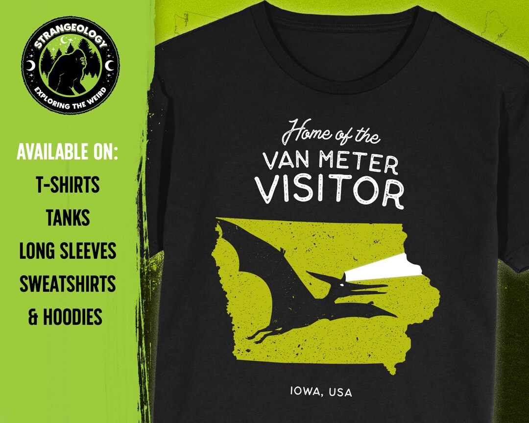 Van Meter Visitor T-shirt: Iowa Cryptid Gift - Etsy