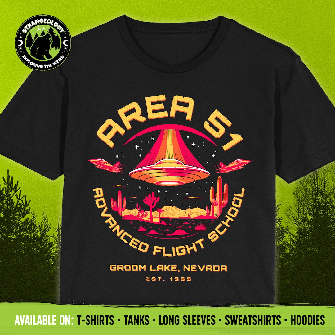Area 51 UFO Pilot Training Shirt // Alien Extraterrestrial Gift, Unisex ...