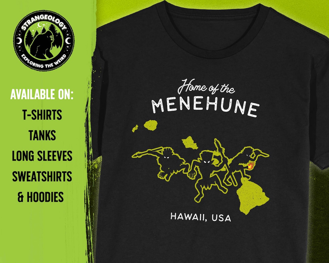 Menehune Hawaii T-shirt: Cryptid Folklore Design - Etsy