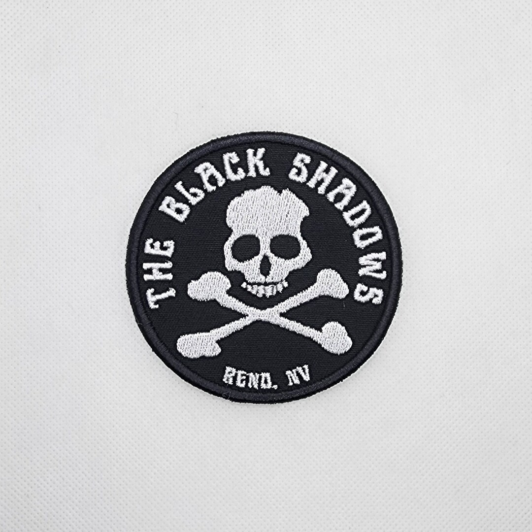 The Black Shadows Skull & Crossbones Patch - Etsy